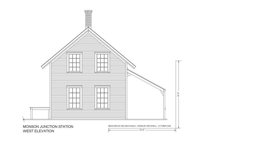 Monson Junction West Elevation | Twofootartist's Random Ramblings